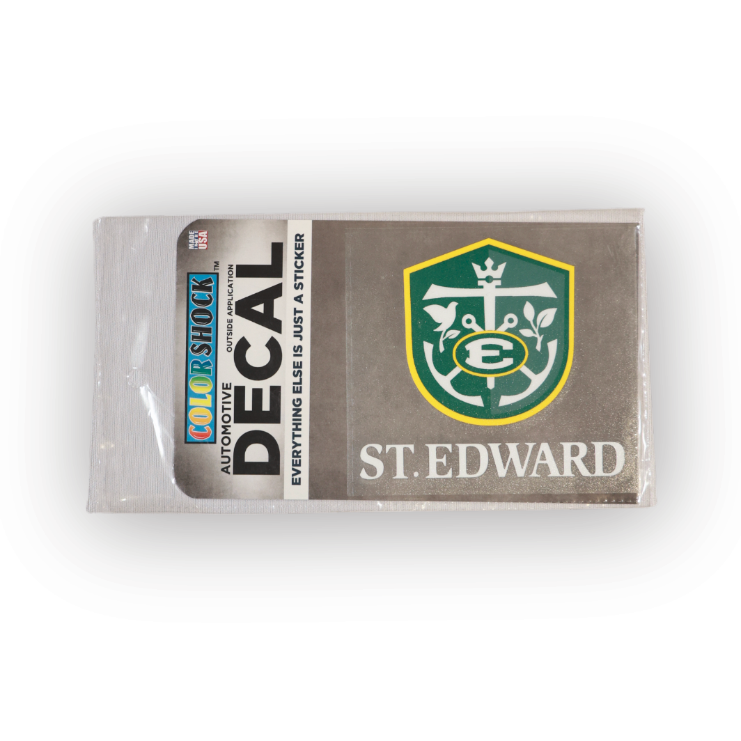 Crest Car Decal – Green and Gold Shop